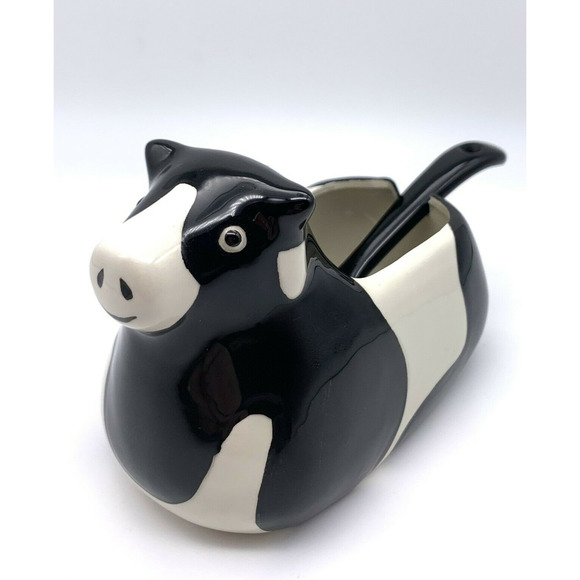 Unbranded | Dining | Rare Vintage Taylor Ng Cow Dish Spoon Sugar Dish ...